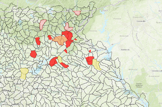 District 2 Drinking Intake Watershed map | Data Basin