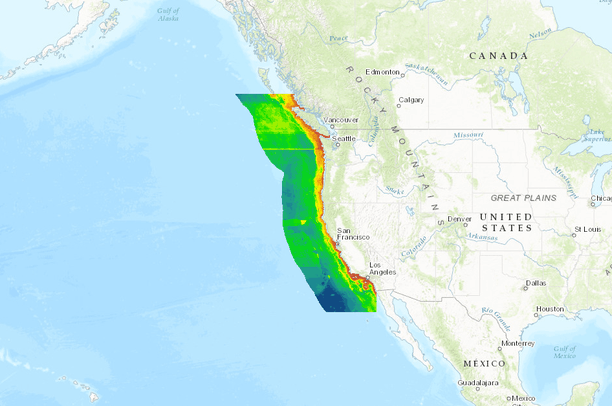 California Current System predicted seabird abundance, Summer | Data Basin