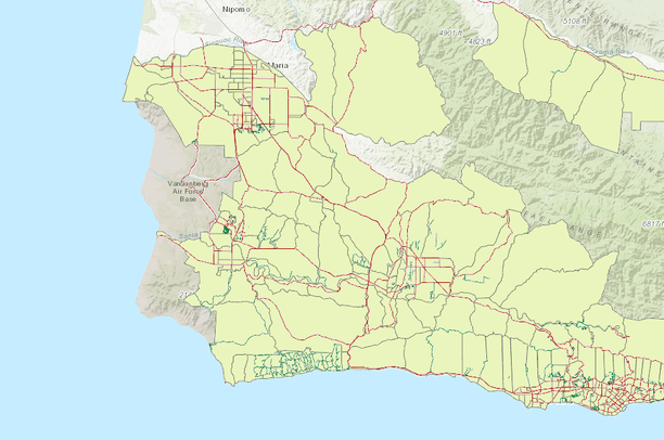 Roads, Evacuation Zones, Single Egress and Evacuation Routes | Data Basin