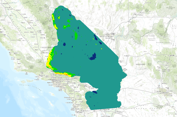 Draft Climate Refugia (PCM A2, 2010-2039), 1km - DRECP | Data Basin