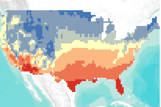 Historic average annual temperature (degrees C) 1961-1990 (VEMAP ...