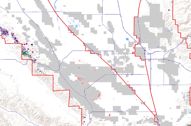 Sensitive Natural Communities and Oil & Gas Fields for the Kern County ...
