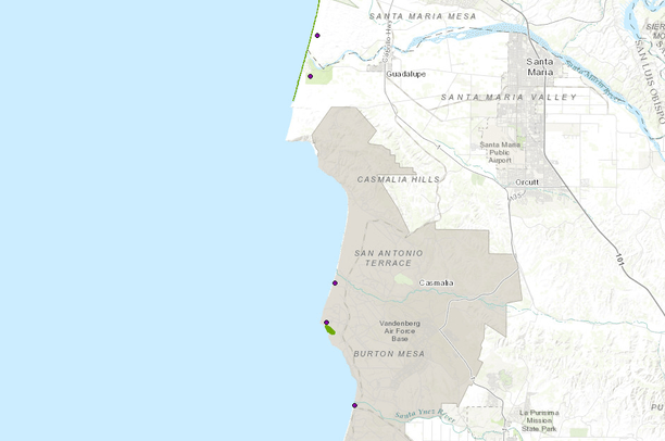 California Least Tern Presence & Nests, Central California ESI | CA ...