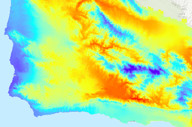 Rain and Temperature Swiper Map | SBC Atlas