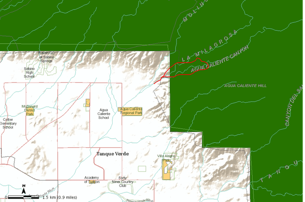 Agua Caliente loop hike | Data Basin