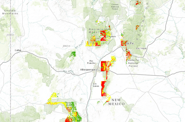 Long-legged Bat: 2030 Habitat Suitability Consensus of All Models ...