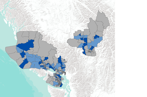 2008 Digital Polling Division Boundaries: Changes | Data Basin