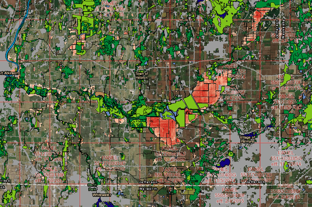 DRAFT estimate of floodplain inundation frequency in the midwest | Data ...