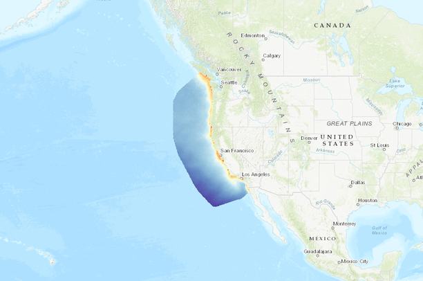 Chlorophyll-A Concentrations, California Current Ecosystem | Data Basin