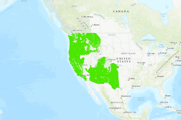 Yuma Myotis Distribution Model [myumyx] | Data Basin