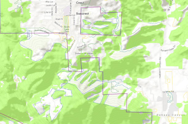 EHC properties scrub | Data Basin