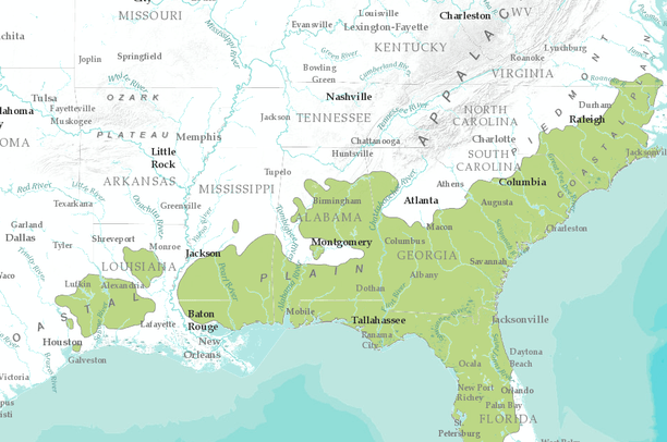 Longleaf Pine in the Southeast US | Data Basin