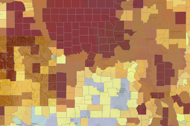 CRP and Land Regions | Data Basin