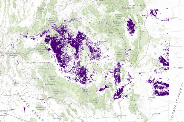 High Wind Erodability Groups (WEG 1 & 2) - Southern Rockies LCC - South | Data Basin