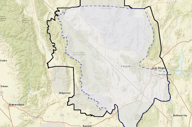 Eastern Mojave Boundary Updates Map | DRECP Gateway