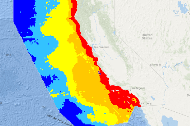 NOAA SWFSC Marine Mammal Densities, California | Data Basin