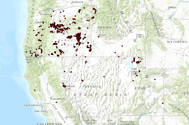 US Medusahead Distribution (last updated Oct. 7, 2014) | Data Basin