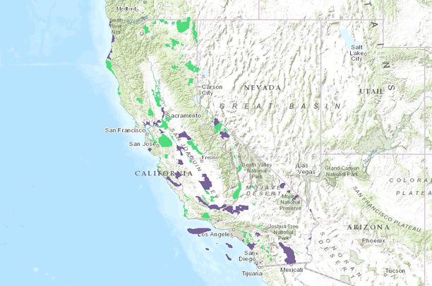 Important Bird Areas of California - April 2015 version | Data Basin