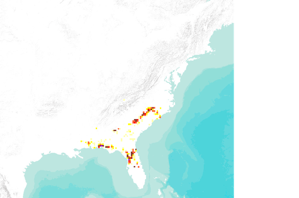 Eastern United States Climate Change Tree Atlas - Suitable habitat for ...