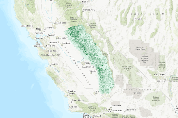 Tree Density, 2017, Sierra Nevada, CA | Data Basin