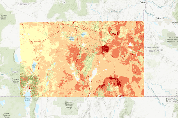 Wildfire Risk Assessment, Southeast Oregon | Data Basin