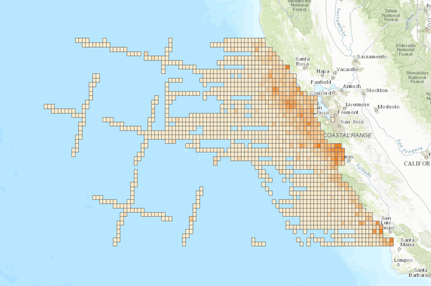 Marine Bird Density | Data Basin