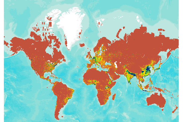 Global Patterns in Net Primary Productivity (NPP in Mg C/cell) | Data Basin