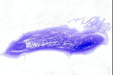 Great Lakes Bathymetric Map | Data Basin