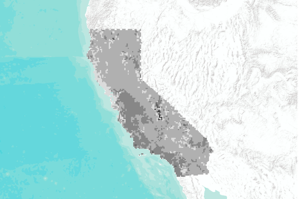 GFDL A2 future climate scenario: Projected (2070-2099) Percentage ...