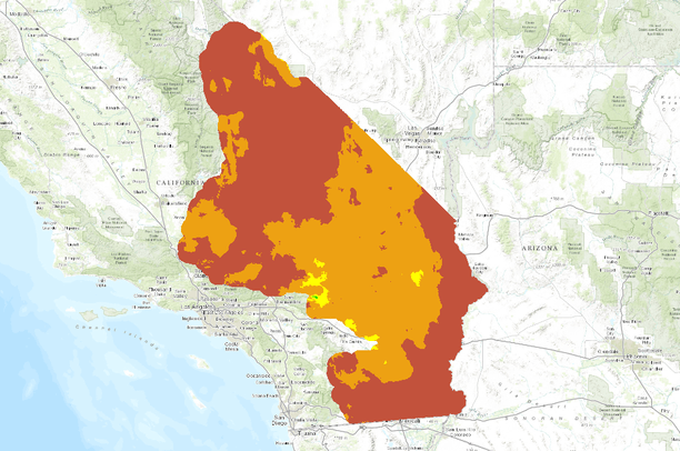 Draft Climate Refugia (GFDL A2, 2070-2099), 1km - DRECP | Data Basin