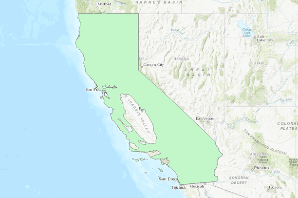 Mask for the Monterey Formation and Its Equivalents | Data Basin
