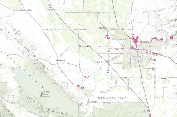 Kern County Tier III - Historic Drilling Acivitiy (1-28-2015) | Data Basin