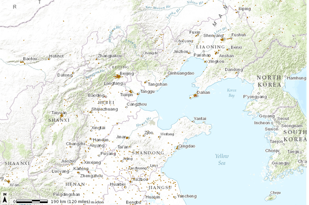 bohai region | Data Basin