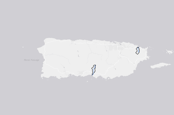 Delineation and sampling localities of the Mamayes and Descalabrado ...