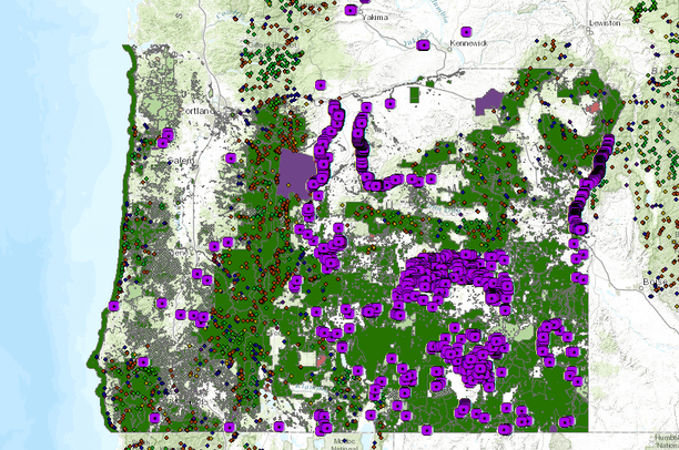Protected Areas and Recreation Sites of Oregon | Data Basin