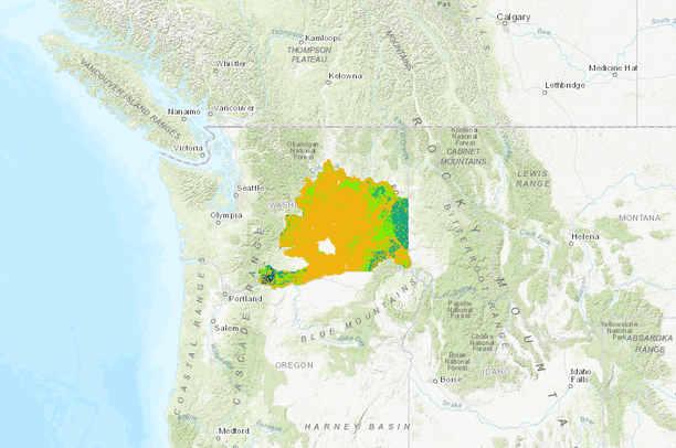 gSSURGO - National Commodity Crop Productivity Index, WCP | Least ...