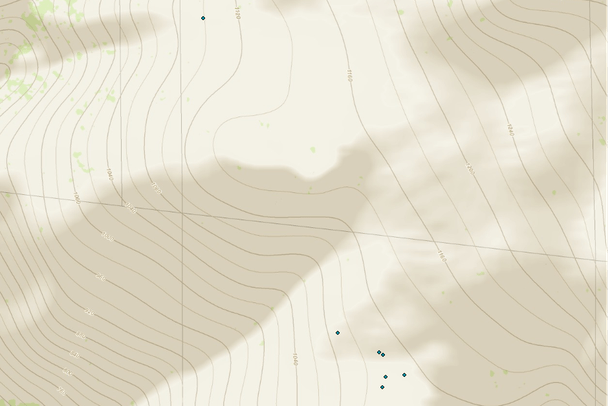 Dudleya variegata Locations (points), South Crest, 2011-12 | Data Basin