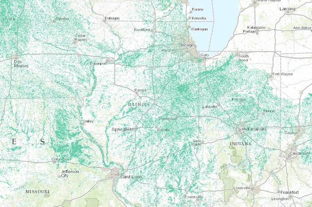 Gridded SSURGO - Highest Potential for Wet Soil | Data Basin