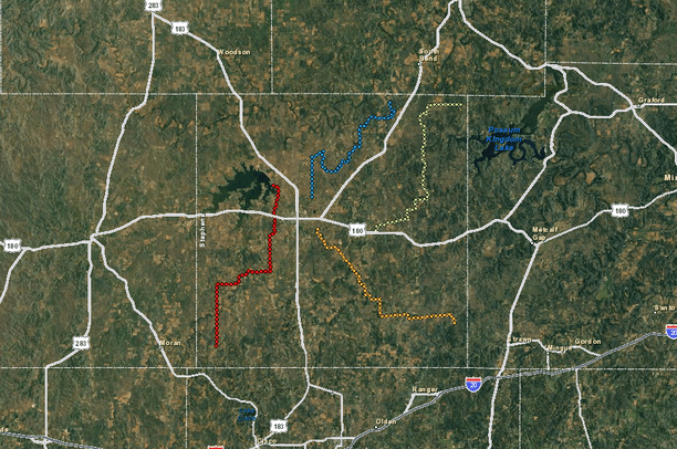 Bird Survey Locations in Stephens County TX | Data Basin