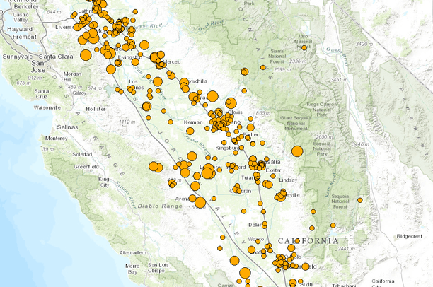 (Acres) Brownfields EPA: RE-Powering Screening Shapefile - San Joaquin ...