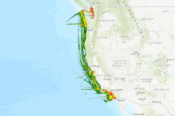 2020 AIS Vessel Traffic by Type | Data Basin