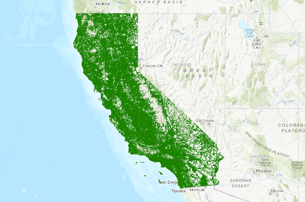 California All Roads (TIGER 2018) | Data Basin