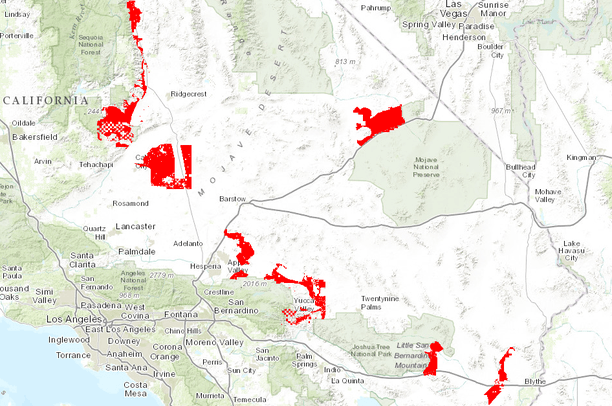 DRECP NCCP Reserve Design (excluding existing Conservation Areas), Alt ...