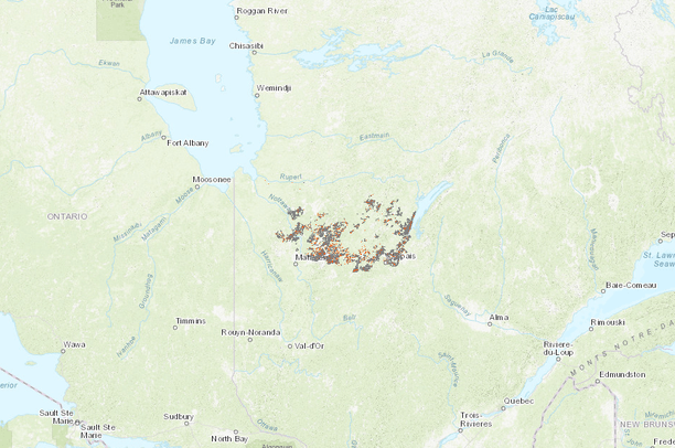 Anthropogenic Disturbance in the Broadback River Watershed, Quebec ...