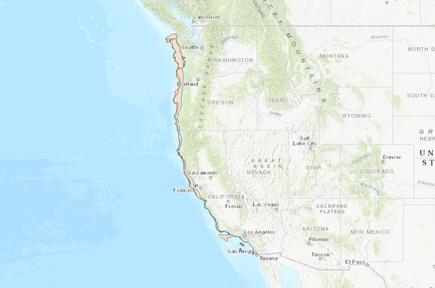 West Coast Rockfish Conservation Areas, 2015 | CA Offshore Wind Energy