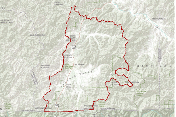 Wildland Urban interface (WUI) Boundary - Illinois Valley Community ...