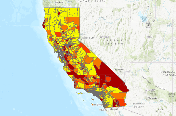 Hazardous Waste Storage Levels | Data Basin