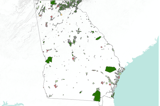 Protected Areas - Georgia, May 2010 | Data Basin