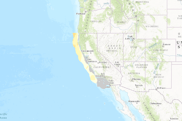 California Offshore Wind Speed: Hourly Average across November (2007 ...