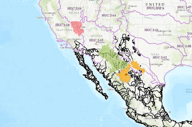 Watersheds, HUCs and LCD pilot areas | Data Basin